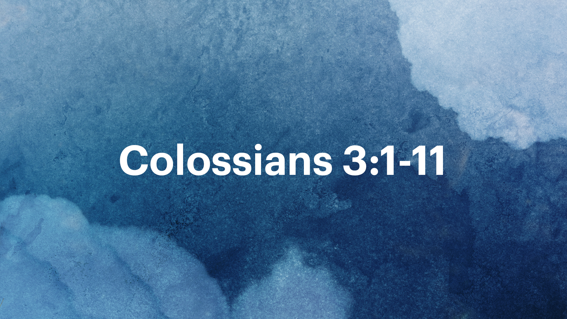 Colossians 3:1-11 - Alvin Jeremiah - Christ City Church